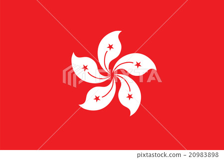 Standard Proportions for Hong Kong Official Flag - Stock Illustration ...