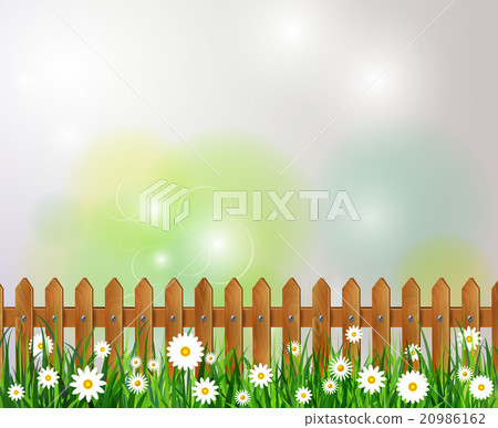 Green grass spring background - Stock Illustration [20986162] - PIXTA
