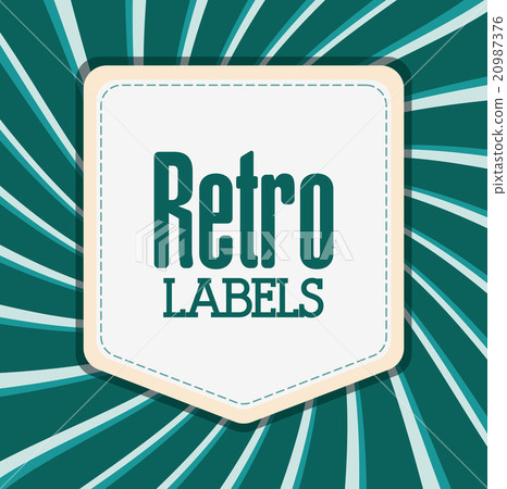 Retro label design -插圖素材 [20987376] - PIXTA圖庫