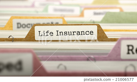 Life Insurance on Business Folder in Catalog. - Stock Illustration ...
