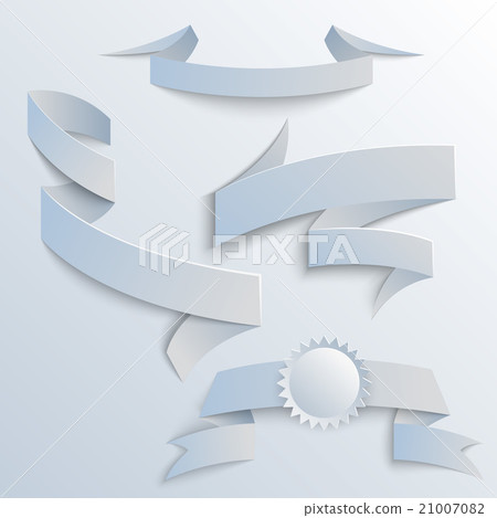 Paper Ribbons - Stock Illustration [21007082] - PIXTA