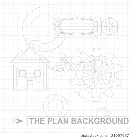 Plan Background - Stock Illustration [21007087] - PIXTA