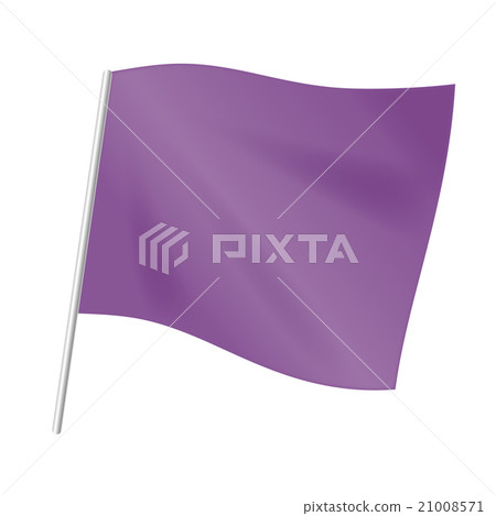 Purple flag - Stock Illustration [21008571] - PIXTA