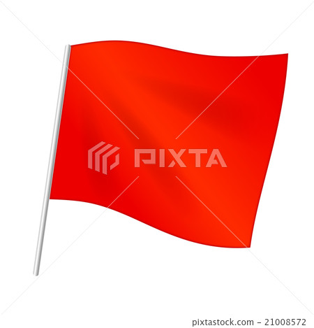 Flag of red - Stock Illustration [21008572] - PIXTA