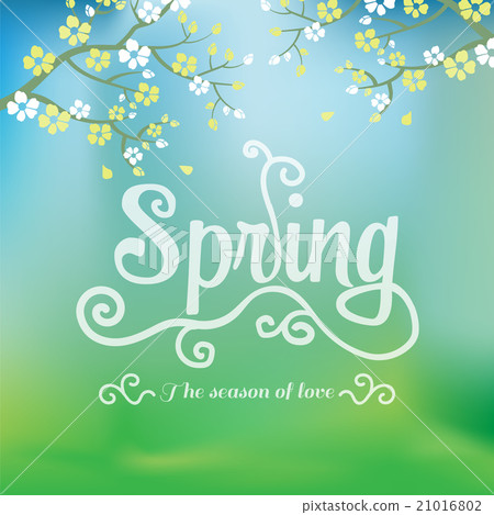spring season background, vector - Stock Illustration [21016802] - PIXTA