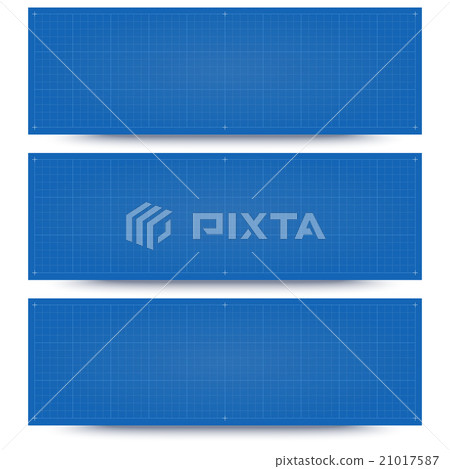 Blueprint banner backgrounds - Stock Illustration [21017587] - PIXTA