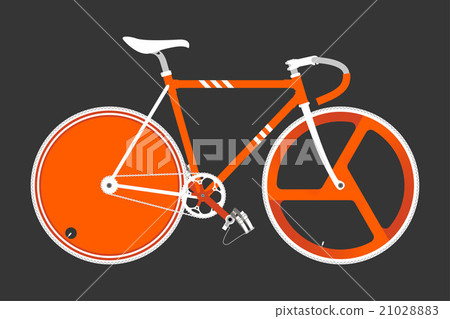 Fixed gear bicycle - Stock Illustration [21028883] - PIXTA