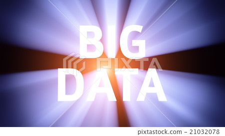 Illuminated BIG DATA - Stock Illustration [21032078] - PIXTA