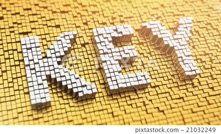 Pixelated KEY - 스톡일러스트 [21032249] - PIXTA