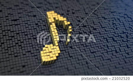 Music note cubics - Stock Illustration [21032520] - PIXTA