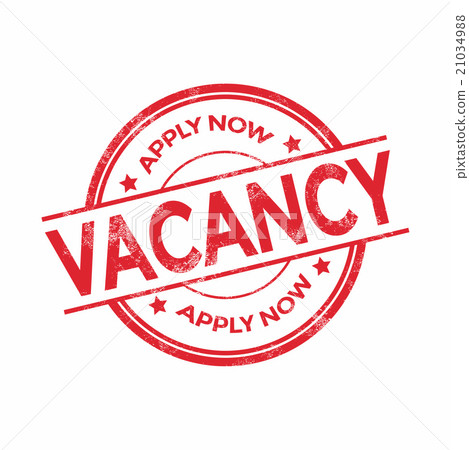 Red Job vacancy rubber stamp on white background - Stock Illustration ...