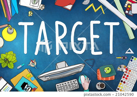Target Aim Goal Marketing Mission Aspiration... - Stock Illustration ...