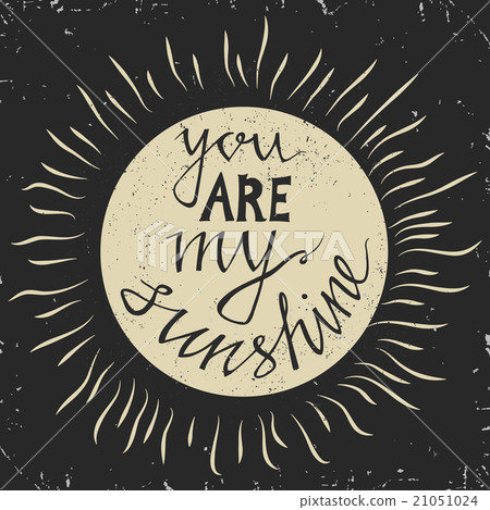 Hand drawn typography poster. - Stock Illustration [21051024] - PIXTA