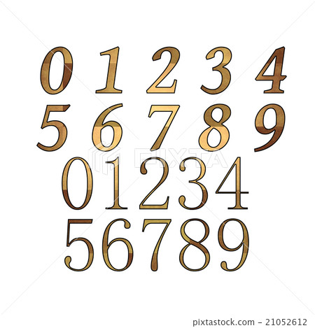 number - Stock Illustration [21052612] - PIXTA