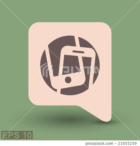 Pictograph of mobile - Stock Illustration [21055259] - PIXTA