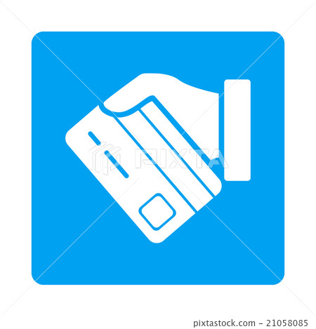 Card Payment Rounded Square Button - Stock Illustration [21058085] - PIXTA