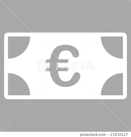 Euro Banknote Icon - Stock Illustration [21058127] - PIXTA