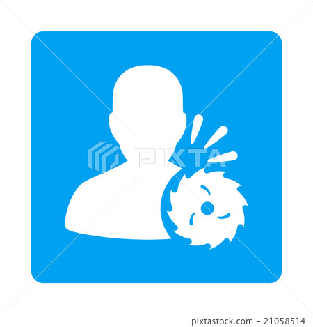 Body Execution Rounded Square Button - Stock Illustration [21058514 ...