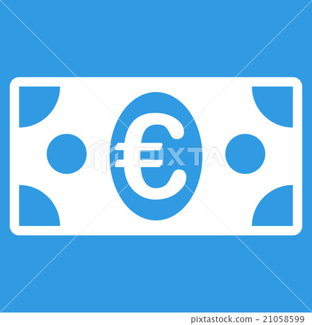 Euro Banknote Icon - Stock Illustration [21058599] - PIXTA