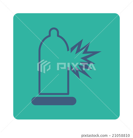 Protection Damage Rounded Square Button - Stock Illustration [21058810 ...
