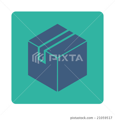 Package Rounded Square Button - Stock Illustration [21059517] - PIXTA