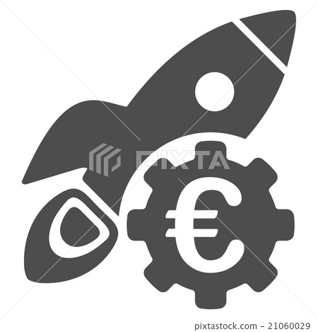 Euro Rocket Science Icon - Stock Illustration [21060029] - PIXTA