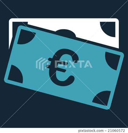 Euro Banknotes Icon - Stock Illustration [21060572] - PIXTA