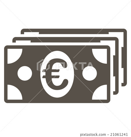Euro Banknotes Icon - Stock Illustration [21061241] - PIXTA