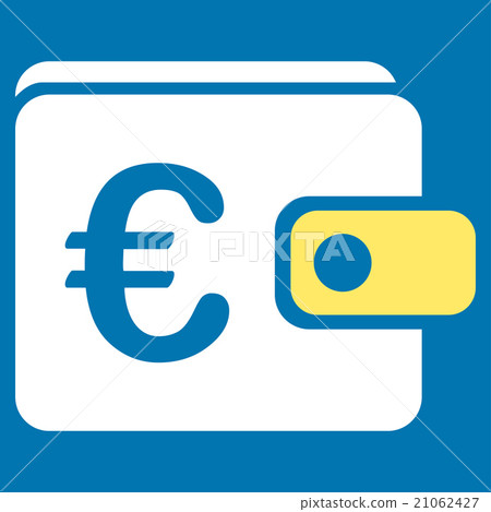 Euro Wallet Icon - Stock Illustration [21062427] - PIXTA