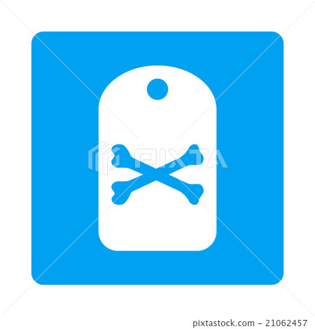 Death Tag Rounded Square Button - Stock Illustration [21062457] - PIXTA