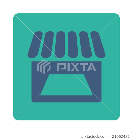 Store Rounded Square Button - Stock Illustration [21062481] - PIXTA
