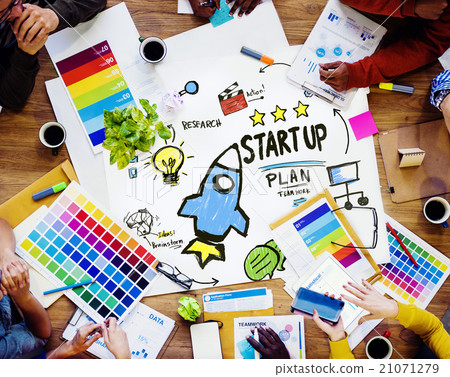 Start Up Business Launch Success Design Team... - Stock Photo [21071279 ...