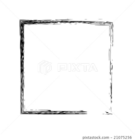 Frame square ink grunge background - Stock Illustration [21075256] - PIXTA