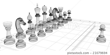chess body structure-插圖素材 [21079694] - PIXTA圖庫