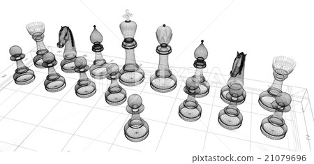 chess body structure - Stock Illustration [21079696] - PIXTA