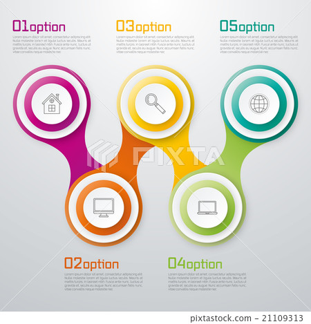 Timeline Vector 3d Infographic - Stock Illustration [21109313] - PIXTA