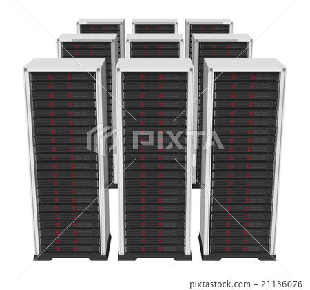 Server sideways rack type - Stock Illustration [21136076] - PIXTA