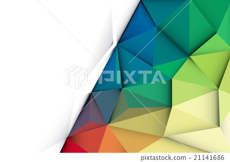 Abstract 3D Geometric, Polygonal, Triangle pattern - Stock Illustration ...