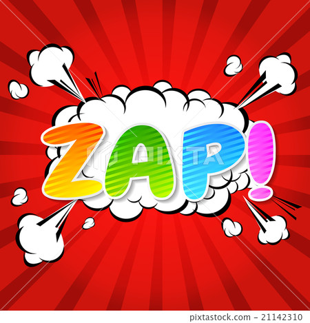 Zap! - Comic Speech Bubble, Cartoon - Stock Illustration [21142310] - PIXTA