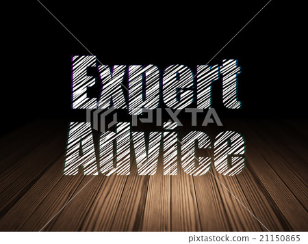 Law concept: Expert Advice in grunge dark room - Stock Illustration ...