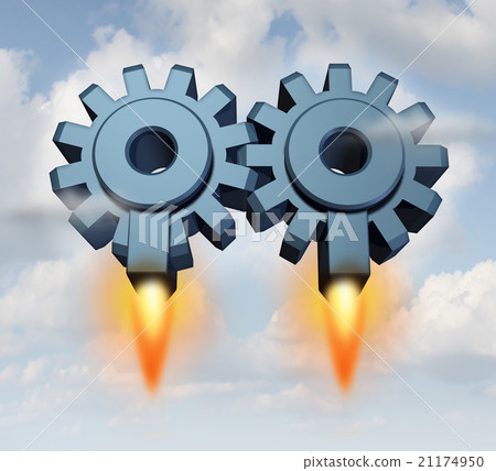 Business Partnership Launch - Stock Illustration [21174950] - PIXTA