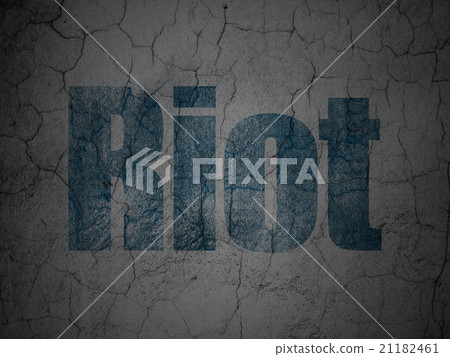 Political concept: Riot on grunge wall background - Stock Illustration ...