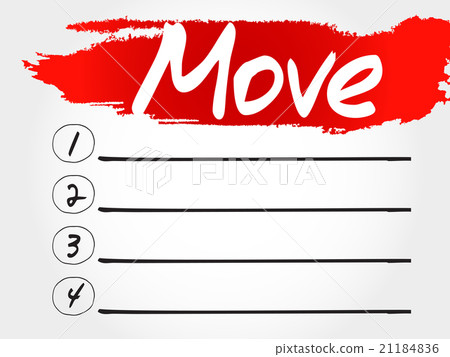 MOVE blank list, fitness - Stock Illustration [21184836] - PIXTA