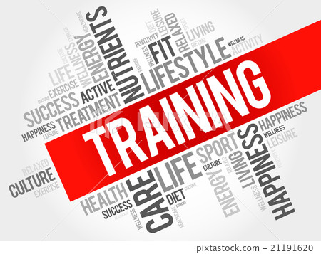 TRAINING word cloud, fitness - Stock Illustration [21191620] - PIXTA