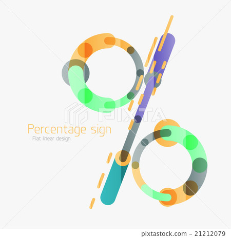 Percentage sign background - Stock Illustration [21212079] - PIXTA