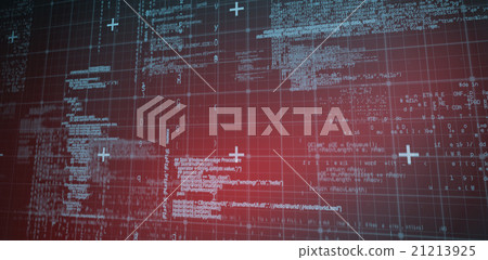 Lines of Blue matrix and codes - Stock Illustration [21213925] - PIXTA