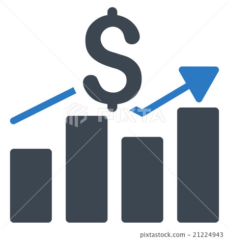 Sales Bar Chart Icon - Stock Illustration [21224943] - PIXTA