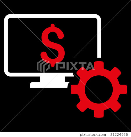 Financial Monitoring Options Icon - Stock Illustration [21224956] - PIXTA