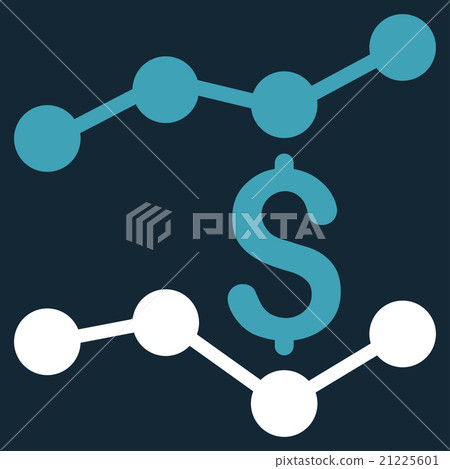 Financial Trends Icon - Stock Illustration [21225601] - PIXTA