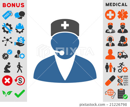 Medical Operator Icon - Stock Illustration [21226798] - PIXTA